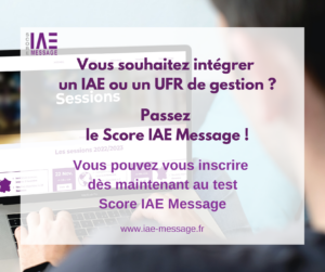Score IAE Message - IAE